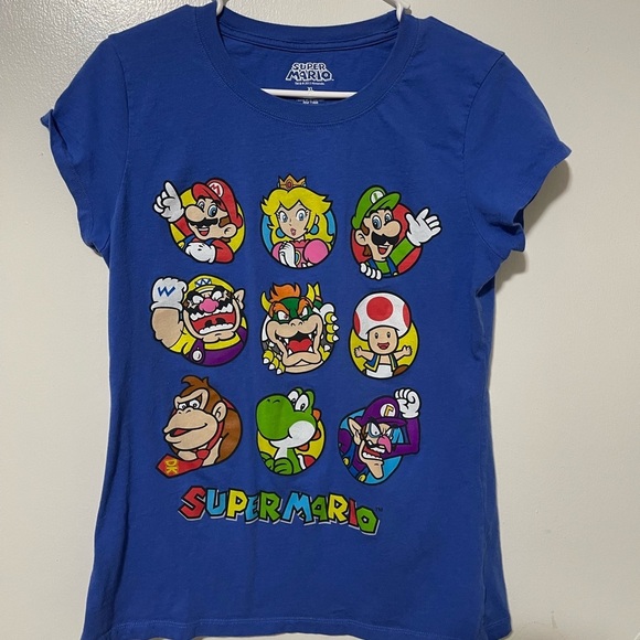 Nintendo | Tops | Super Mario Top | Poshmark